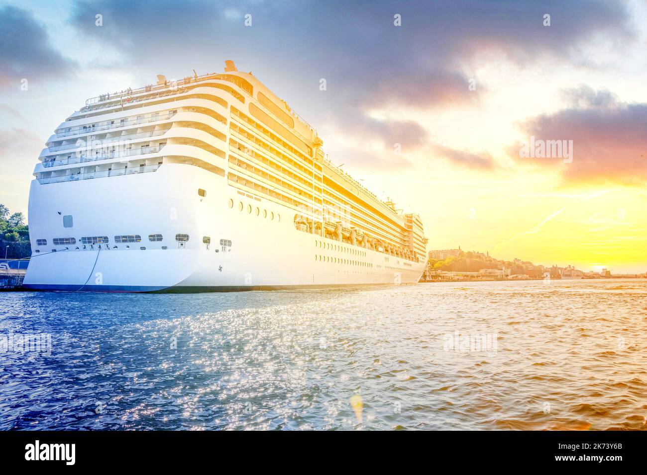 Cruise Ship, Harbour Stockholm Stock Photo - Alamy