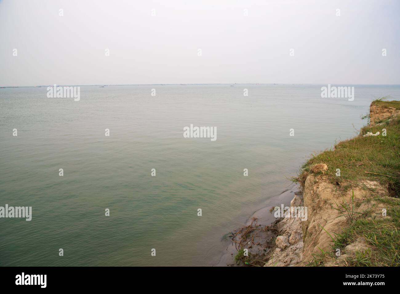 Beautiful landscape view of Padma river in Bangladesh Stock Photo - Alamy
