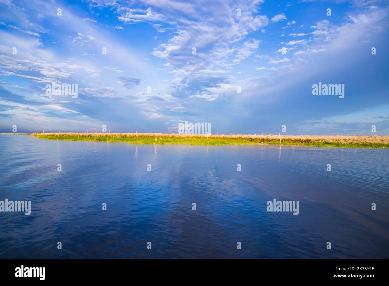 Beautiful landscape view of Padma river in Bangladesh Stock Photo - Alamy