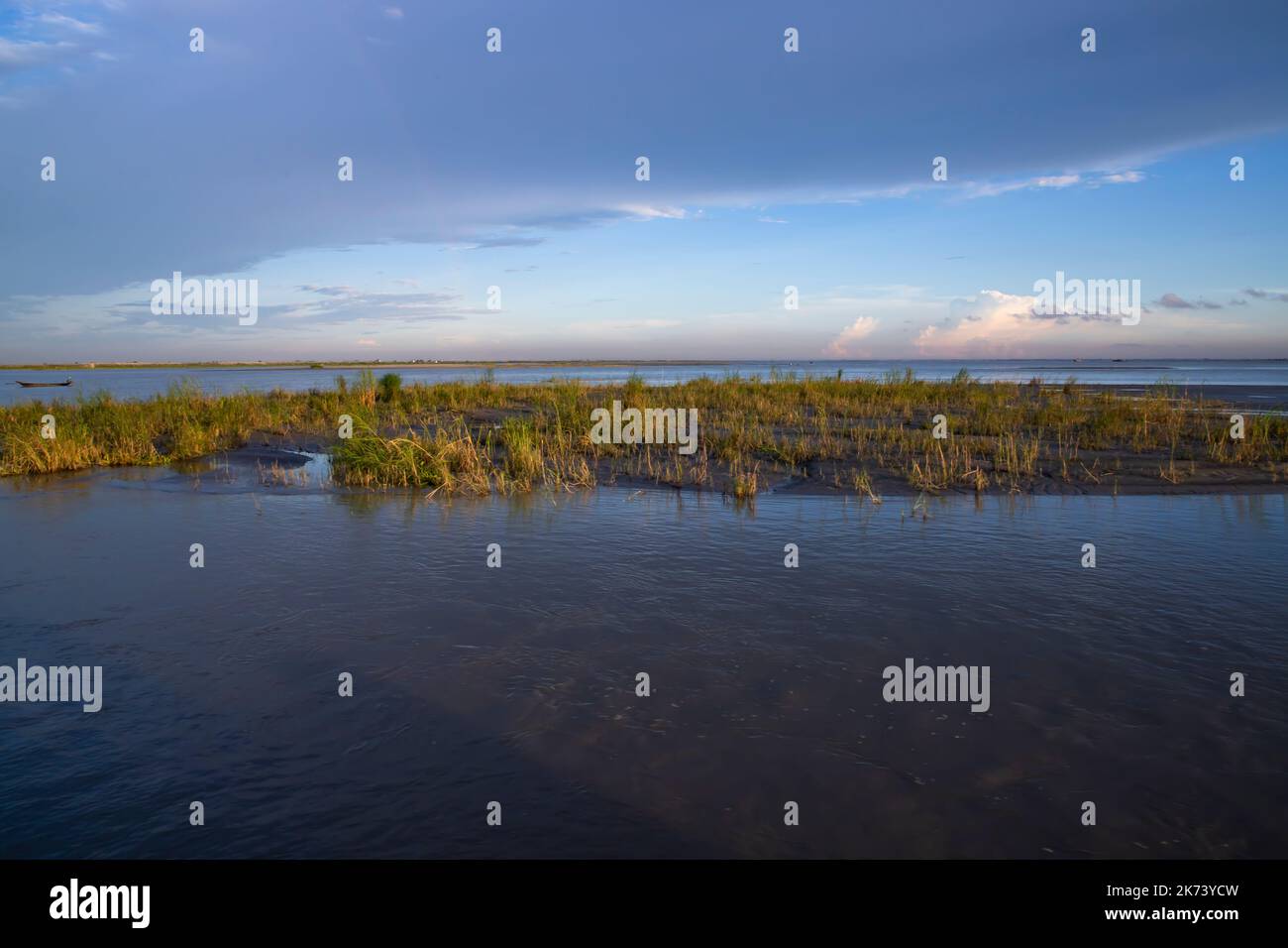 Beautiful landscape view of Padma river in Bangladesh Stock Photo - Alamy