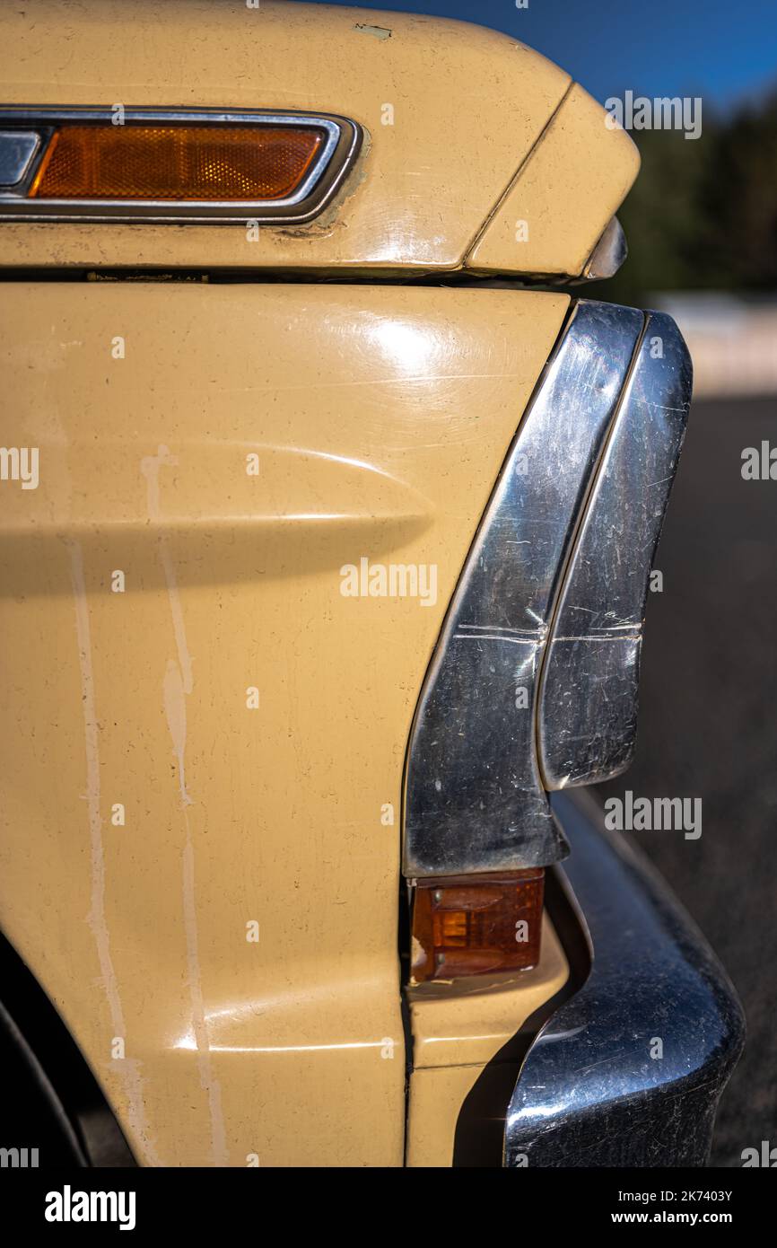 Portrait of an Old Vintage Car Stock Photo - Alamy
