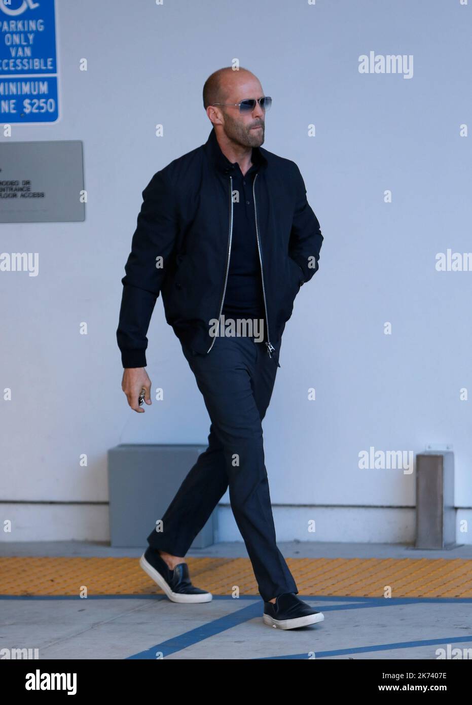 LOS ANGELES 08/12/2016 Jason Statham at Tom Ford store in Beverly Hills ...