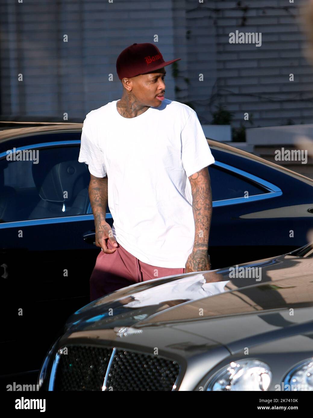 LOS ANGELES 08/12/2016 Rapper YG at Barneys New York in Beverly Hills ...
