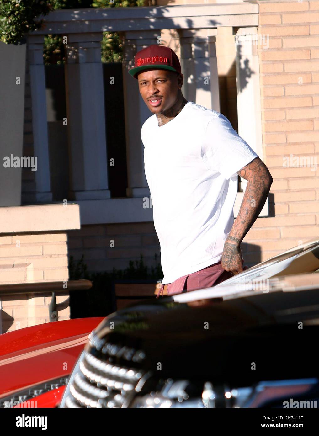 LOS ANGELES 08/12/2016 Rapper YG at Barneys New York in Beverly Hills ...
