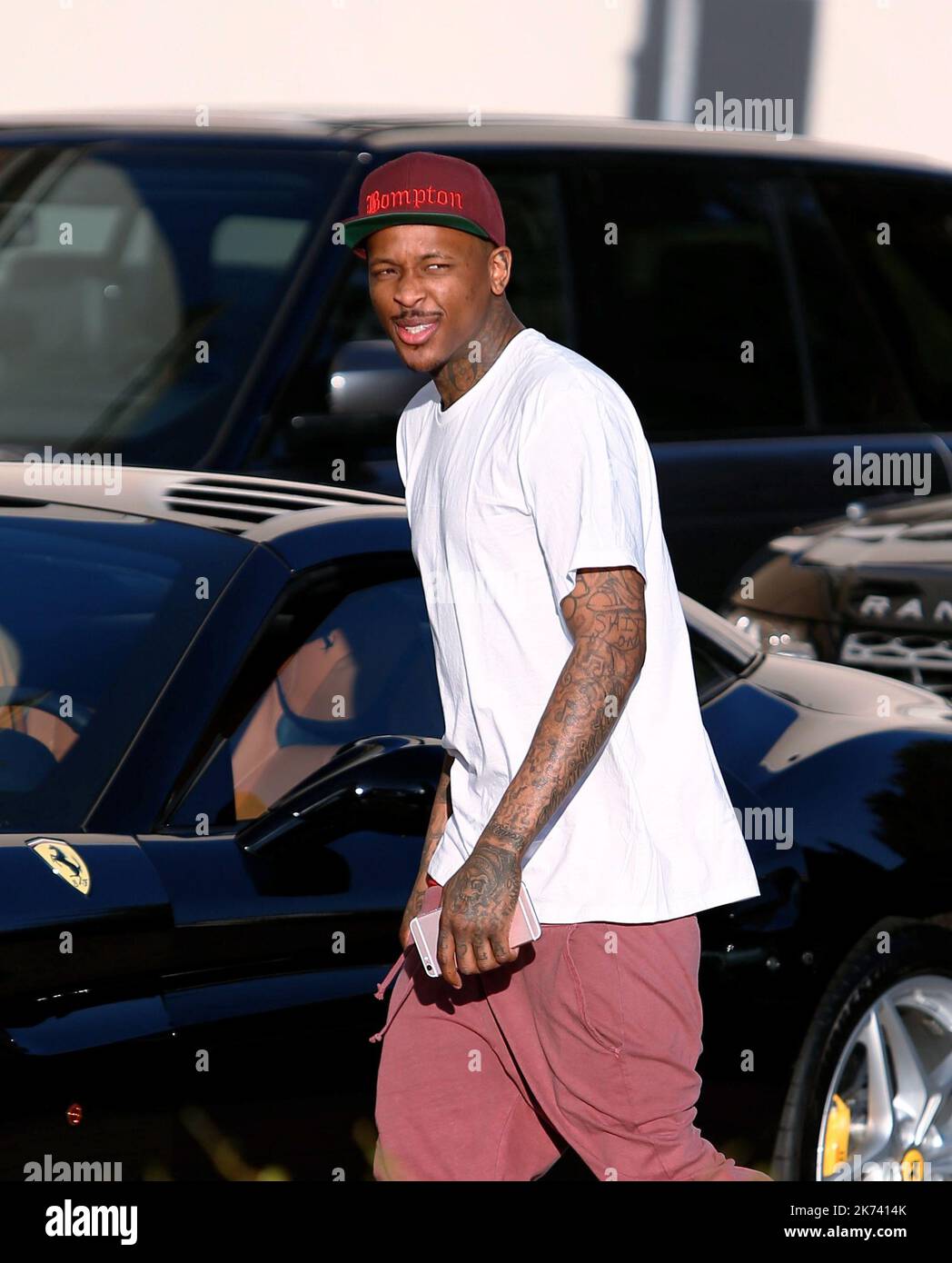 LOS ANGELES 08/12/2016 Rapper YG at Barneys New York in Beverly Hills ...