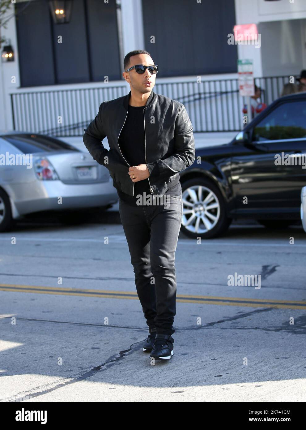 John Legend at Au Fudge restaurant in West Hollywood Stock Photo - Alamy