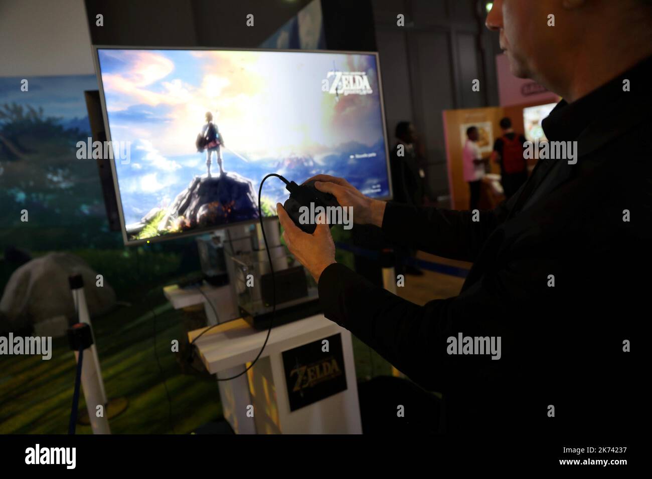 2017/01/13. Testing of Nintendo Switch, that will be available in the ...