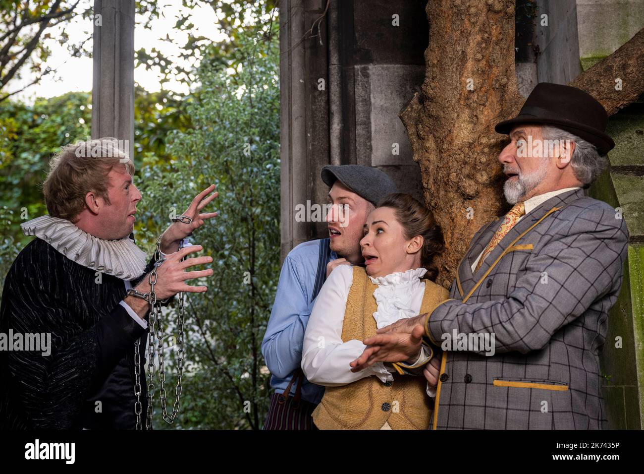 London, UK. 17 October 2022. Cast members, Callum Patrick Hughes (the ...