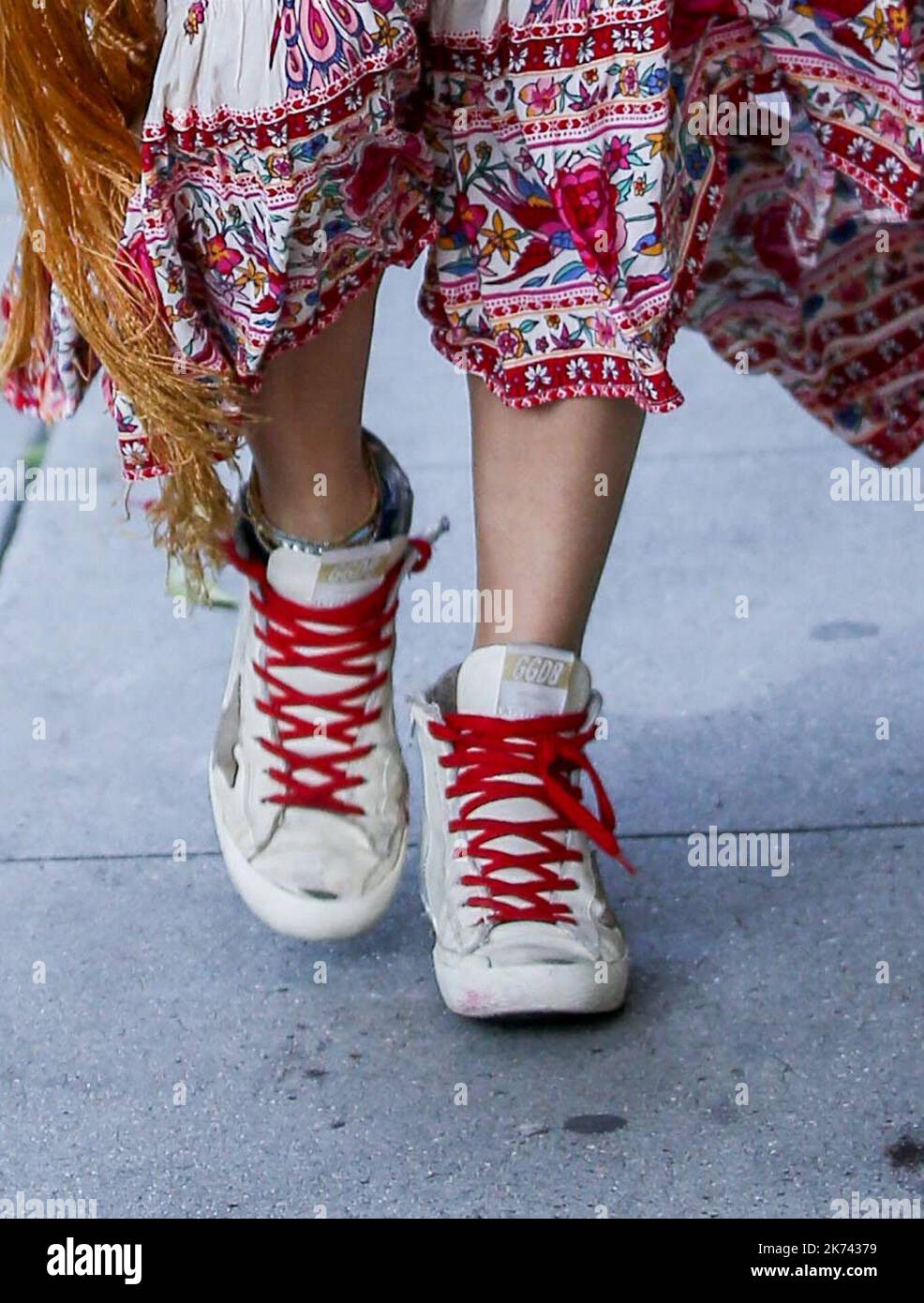 Elsa Pataky has lunch in Beverly Hills on january 31, 2017 Stock Photo ...