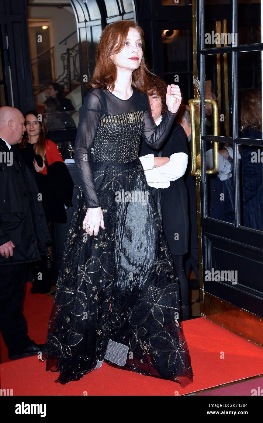 ©Franck Castel/Wostok Press/Maxppp France, Paris 30/01/2017 L actrice ...