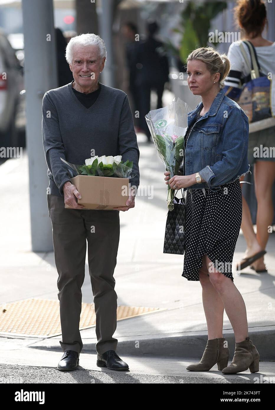 Regis Philbin takes daughter to lunch at Villa Blanca restaurant in ...