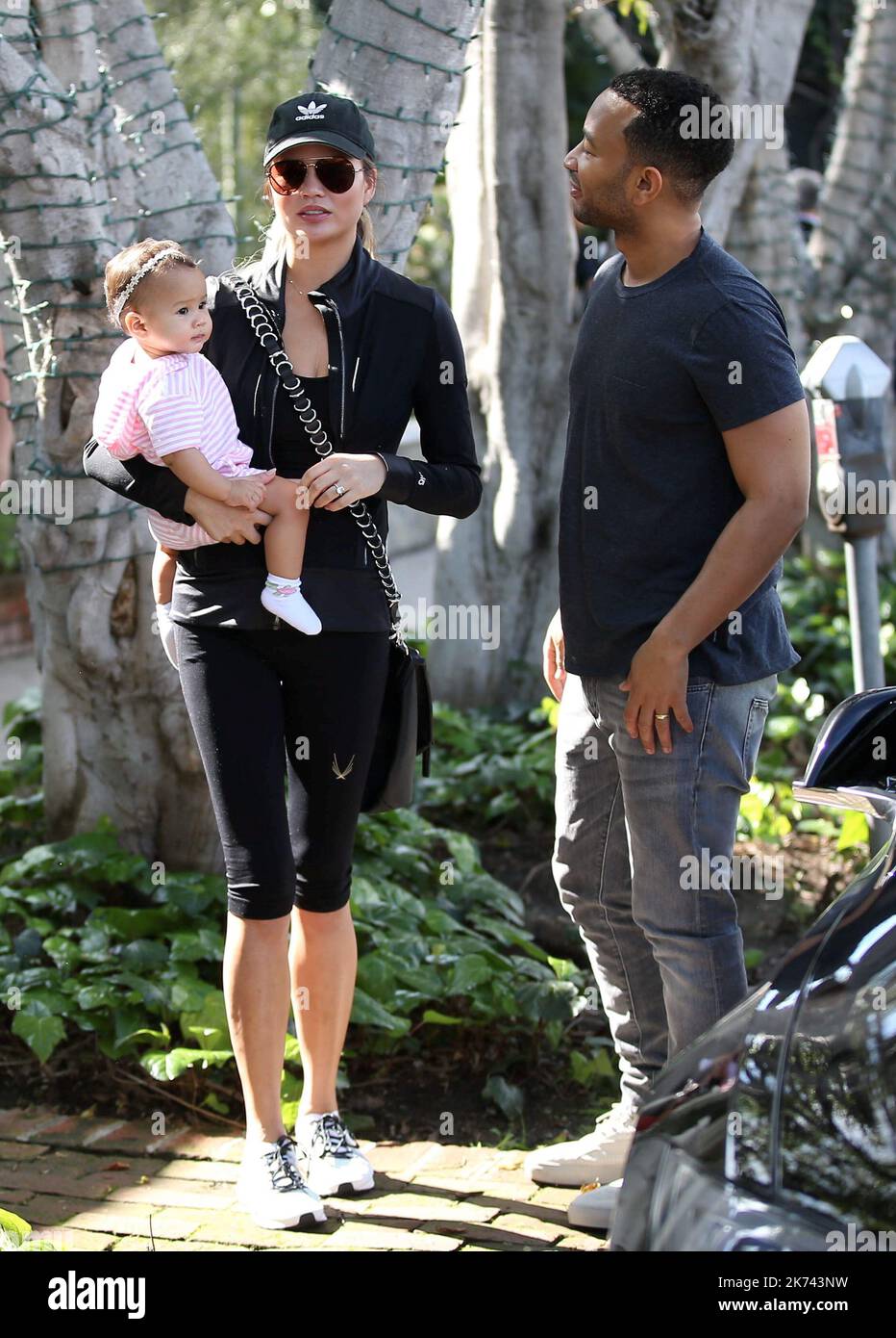 Chrissy Teigen and John Legend take baby shopping in West Hollywood ...