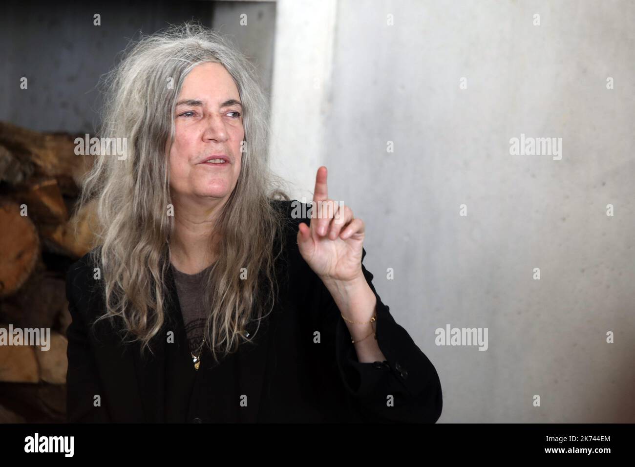 American singer Patti Smith press conference Stock Photo - Alamy