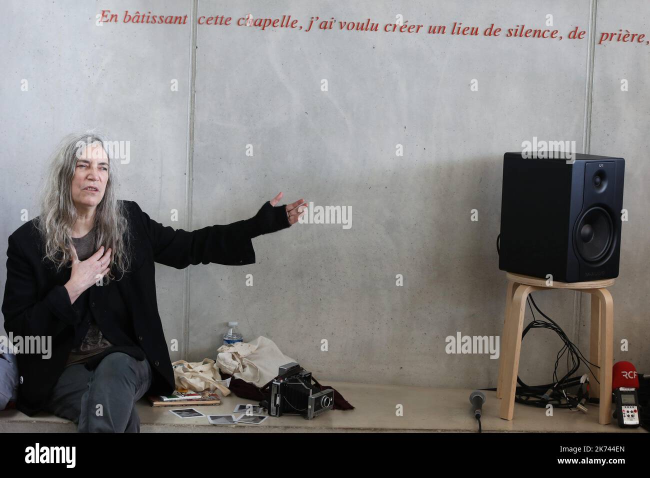 American singer Patti Smith press conference Stock Photo - Alamy