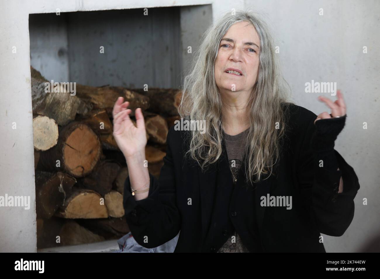 American singer Patti Smith press conference Stock Photo - Alamy