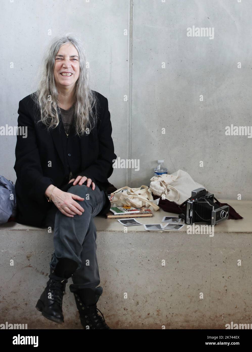 American singer Patti Smith press conference Stock Photo - Alamy