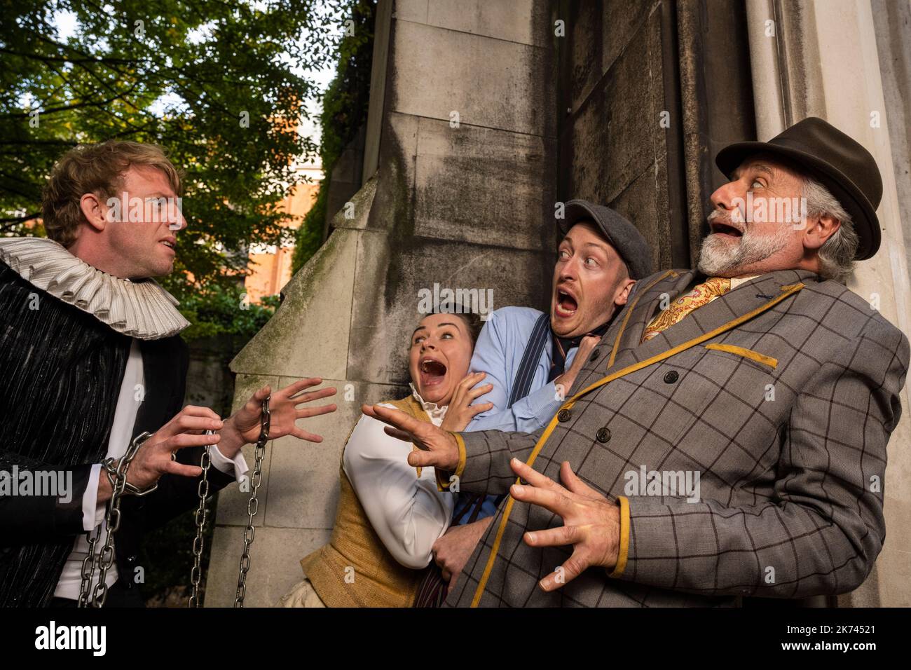 London, UK. 17 October 2022. Cast members, Callum Patrick Hughes (the ...