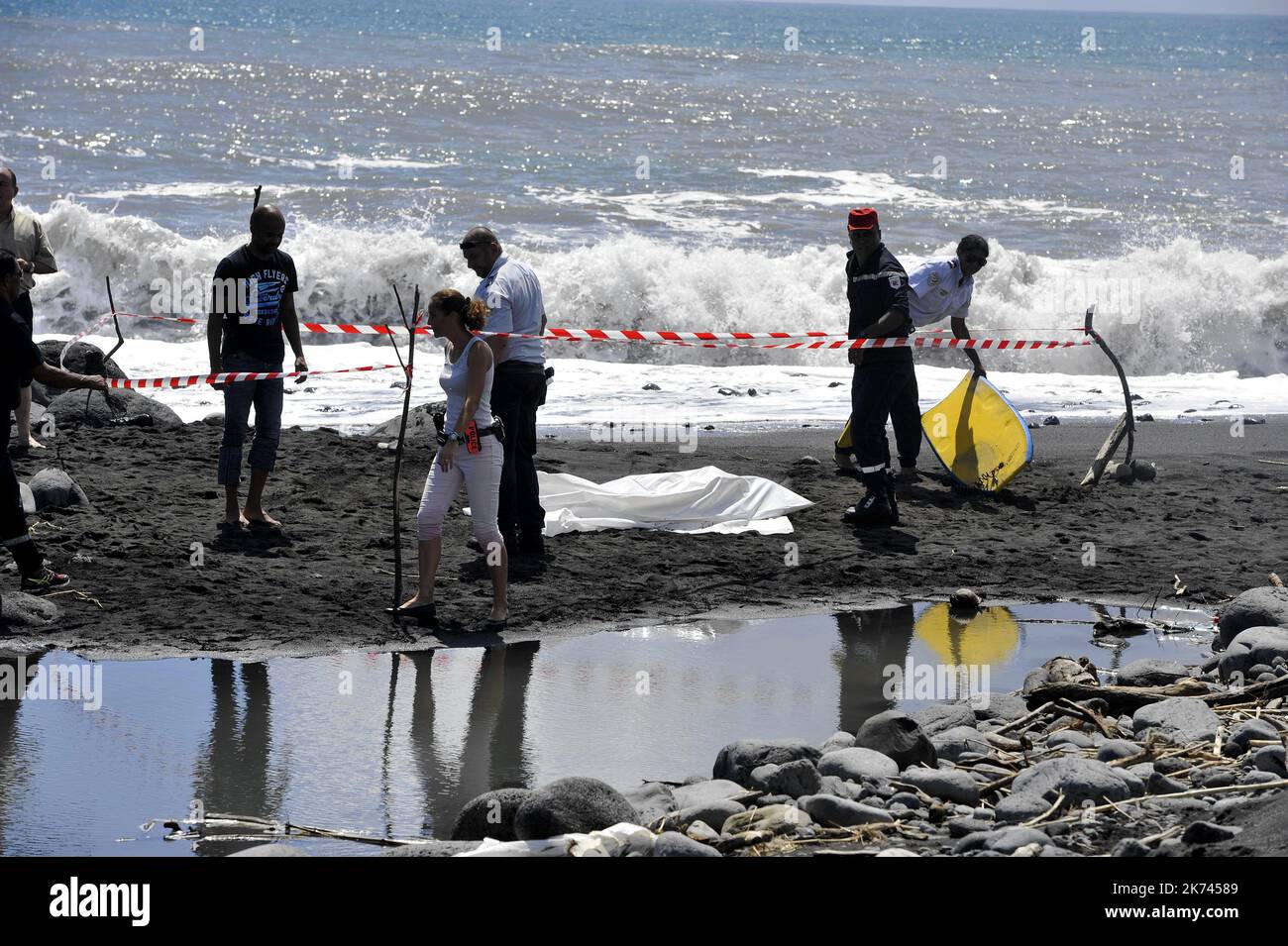 La Reunion Island, feb 21st 2017 Former professional shark-spotter ...
