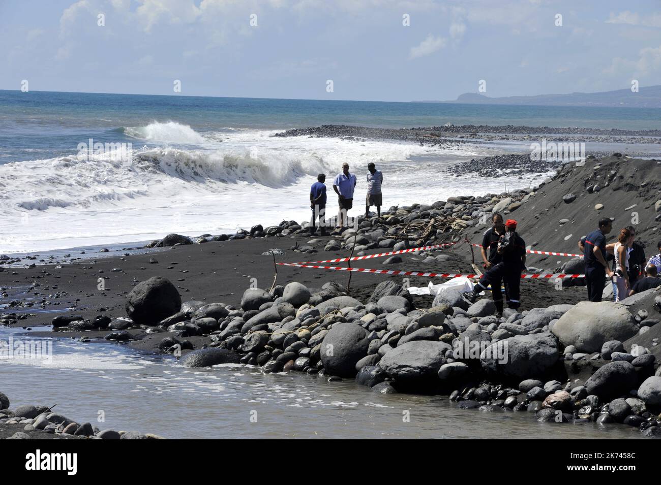 La Reunion Island, feb 21st 2017 Former professional shark-spotter ...