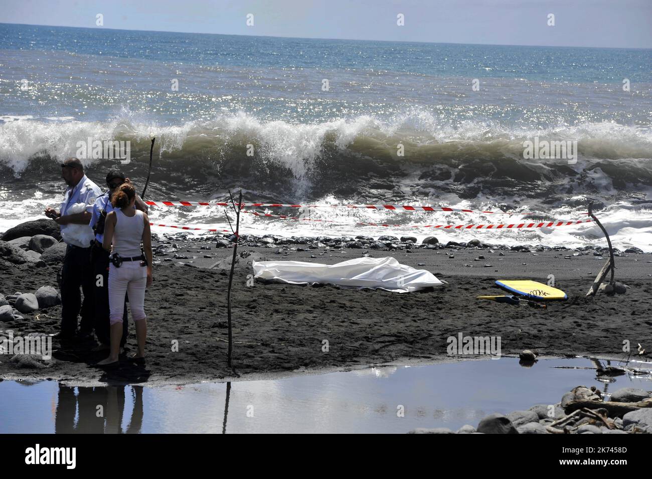 La Reunion Island, feb 21st 2017 Former professional shark-spotter ...