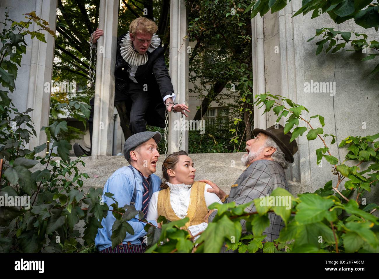London, UK. 17 October 2022. Cast members, Callum Patrick Hughes (the ...