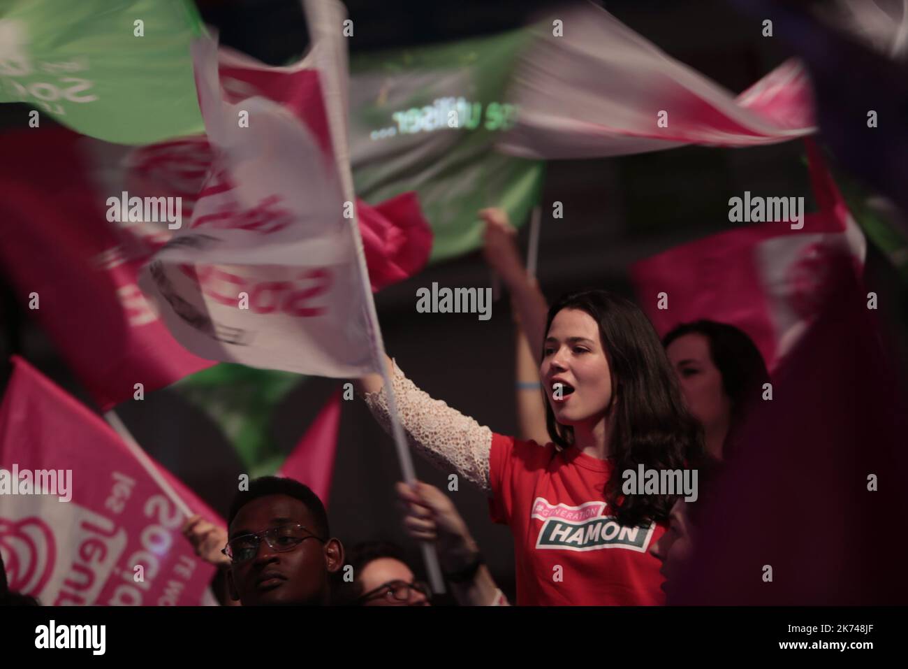 French socialist presidential candidate Benoit Hamon Stock Photo - Alamy