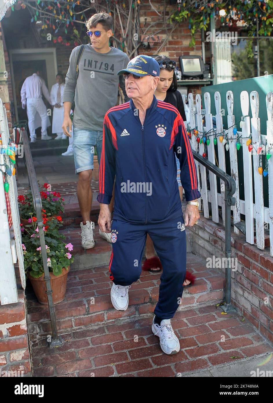 Prince Van Anhalt seen out and about in Beverly Hills, California Stock ...