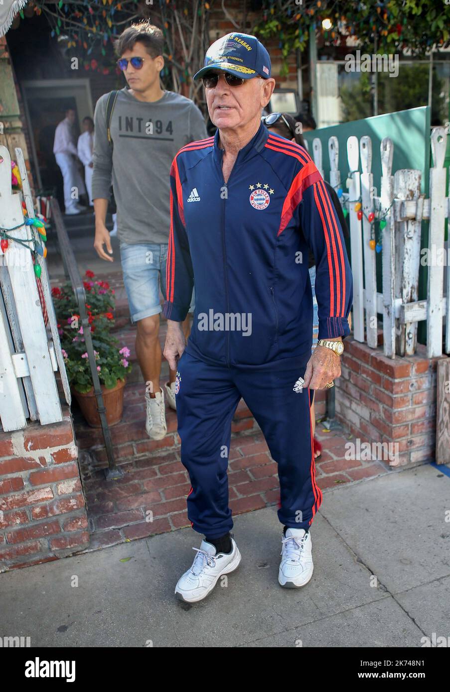Prince Van Anhalt seen out and about in Beverly Hills, California Stock ...
