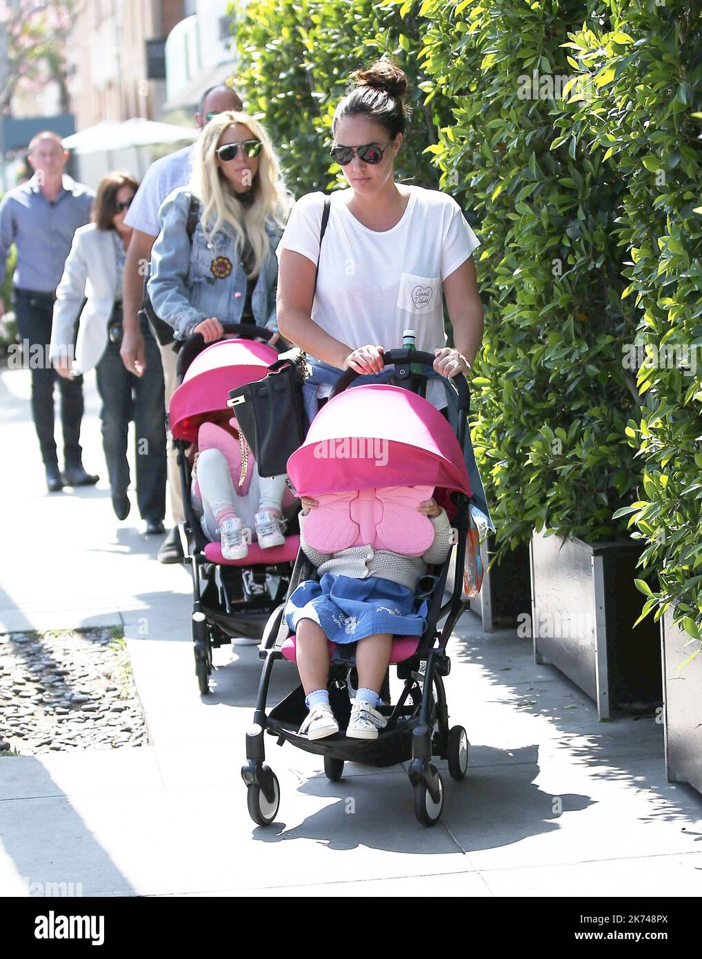 Petra and Tamara Ecclestone seen out in Beverly Hills Stock Photo - Alamy