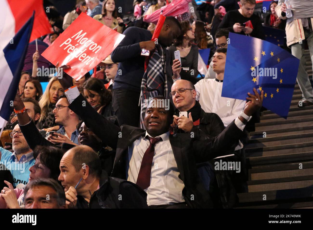 French presidential election candidate for the En Marche ! movement ...