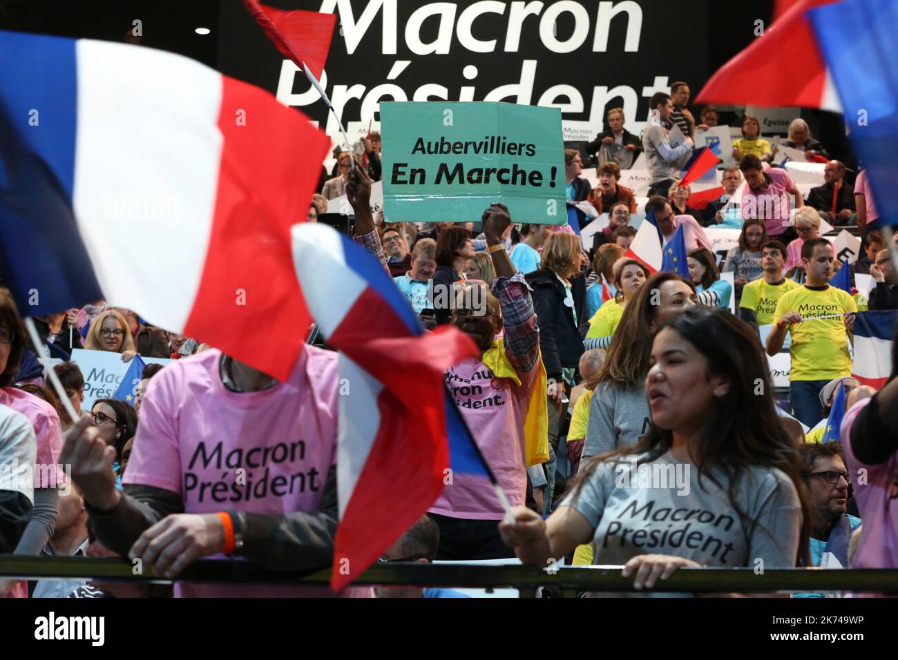 French presidential election candidate for the En Marche ! movement ...