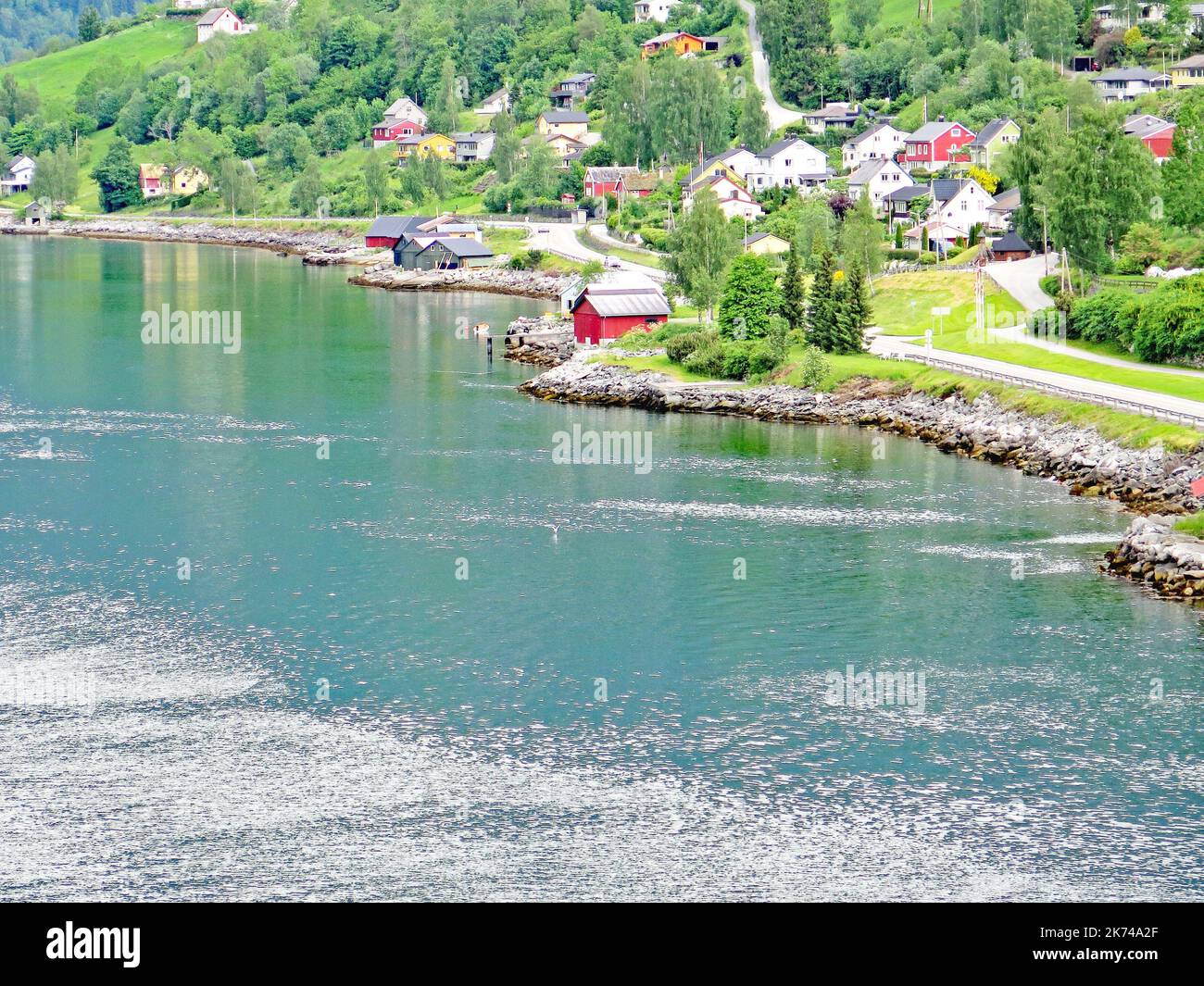 Landscape of the Norwegian Fjords, Norway, Europe Stock Photo - Alamy