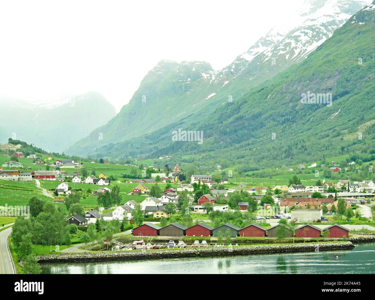 Landscape of the Norwegian Fjords, Norway, Europe Stock Photo - Alamy