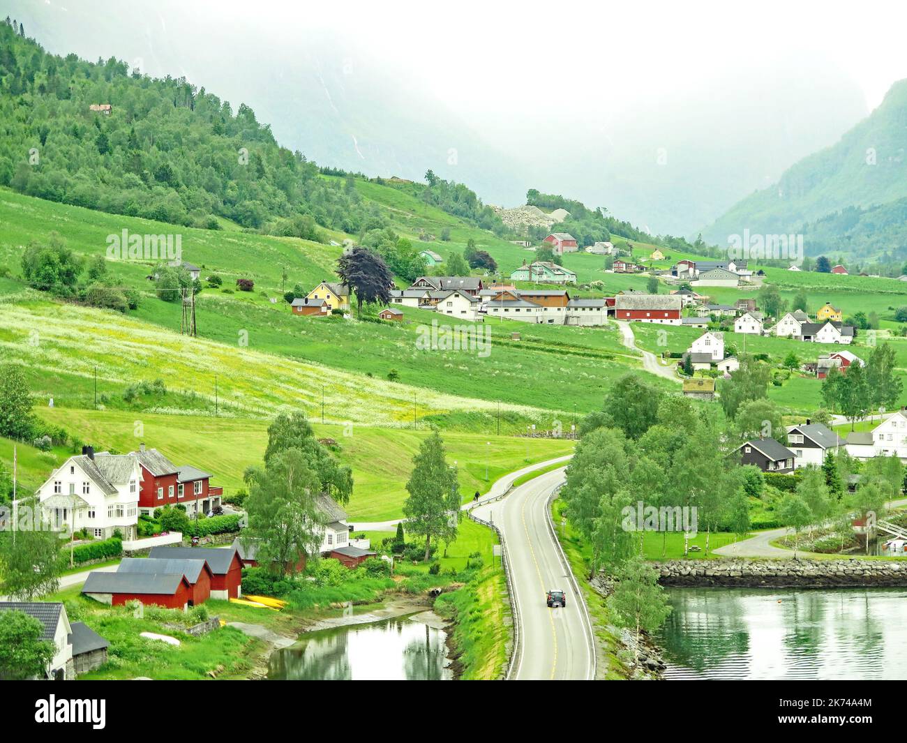 Landscape of the Norwegian Fjords, Norway, Europe Stock Photo - Alamy