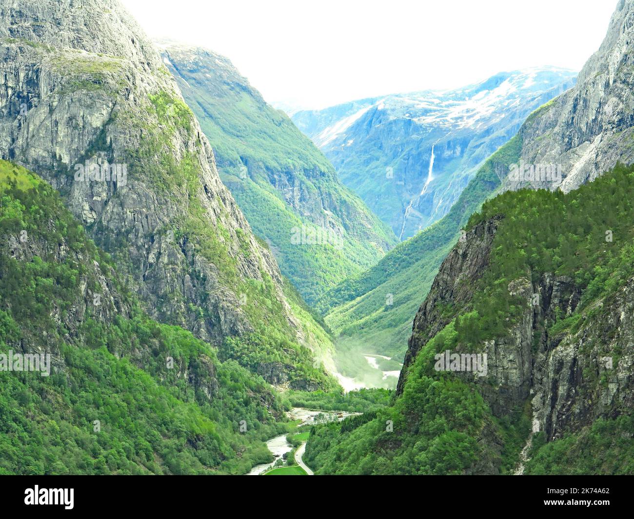 Norwegian fjords waterfalls hi-res stock photography and images - Alamy
