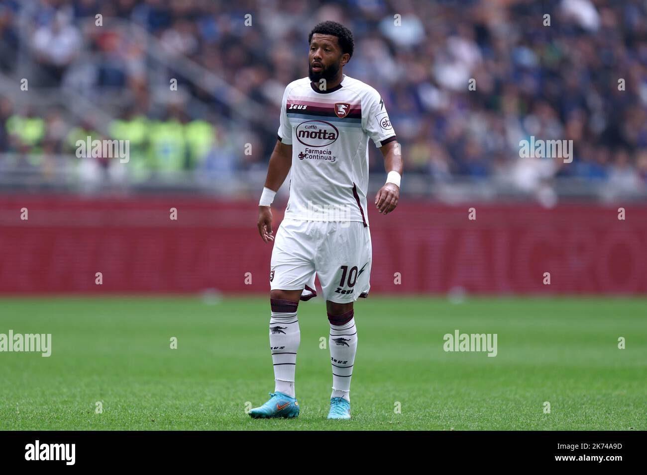 Tonny Vilhena of Us Salernitana looks on during the Serie A match ...
