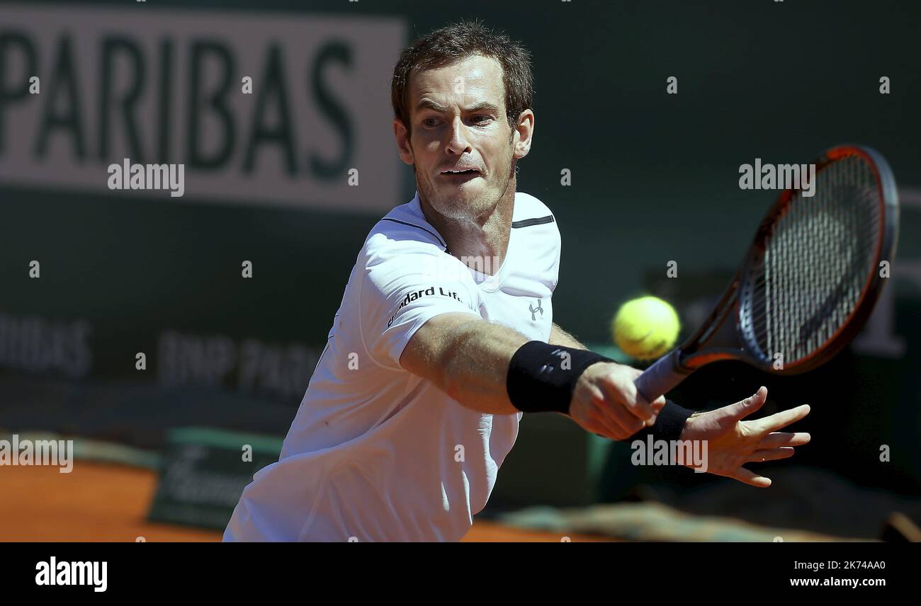 Great Britain's Andy Murray in action against Luxembourg's Gilles ...