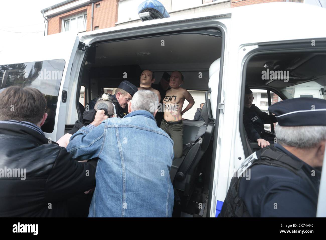 Femen protest hi-res stock photography and images - Alamy