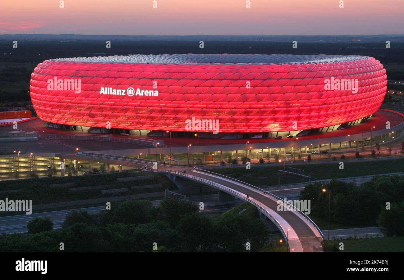 Allianz arena aerial hi-res stock photography and images - Alamy