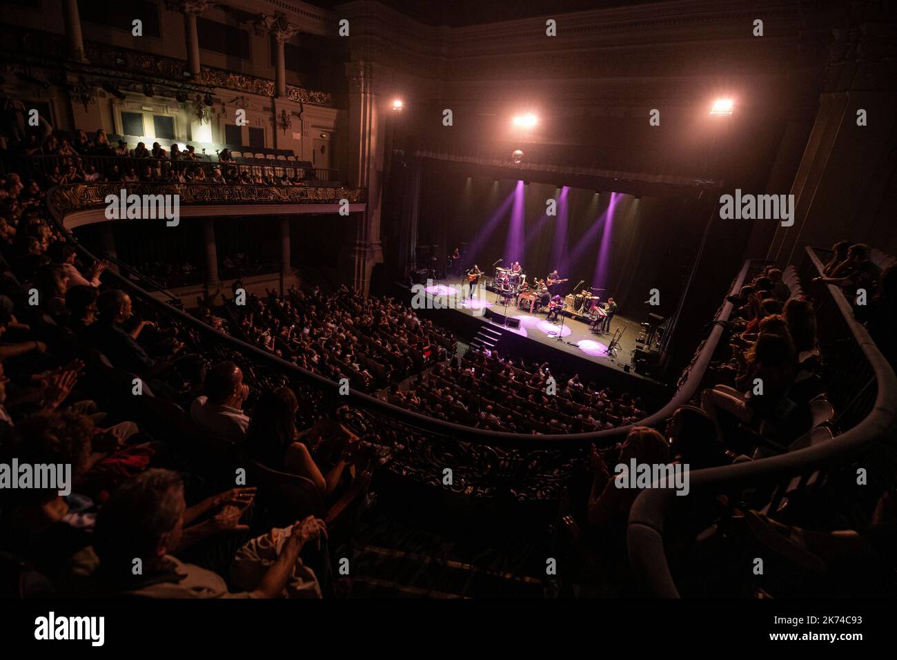 Barcelona, Spain. 2022.10.15. Antonio Carmona singer on stage at Teatre ...