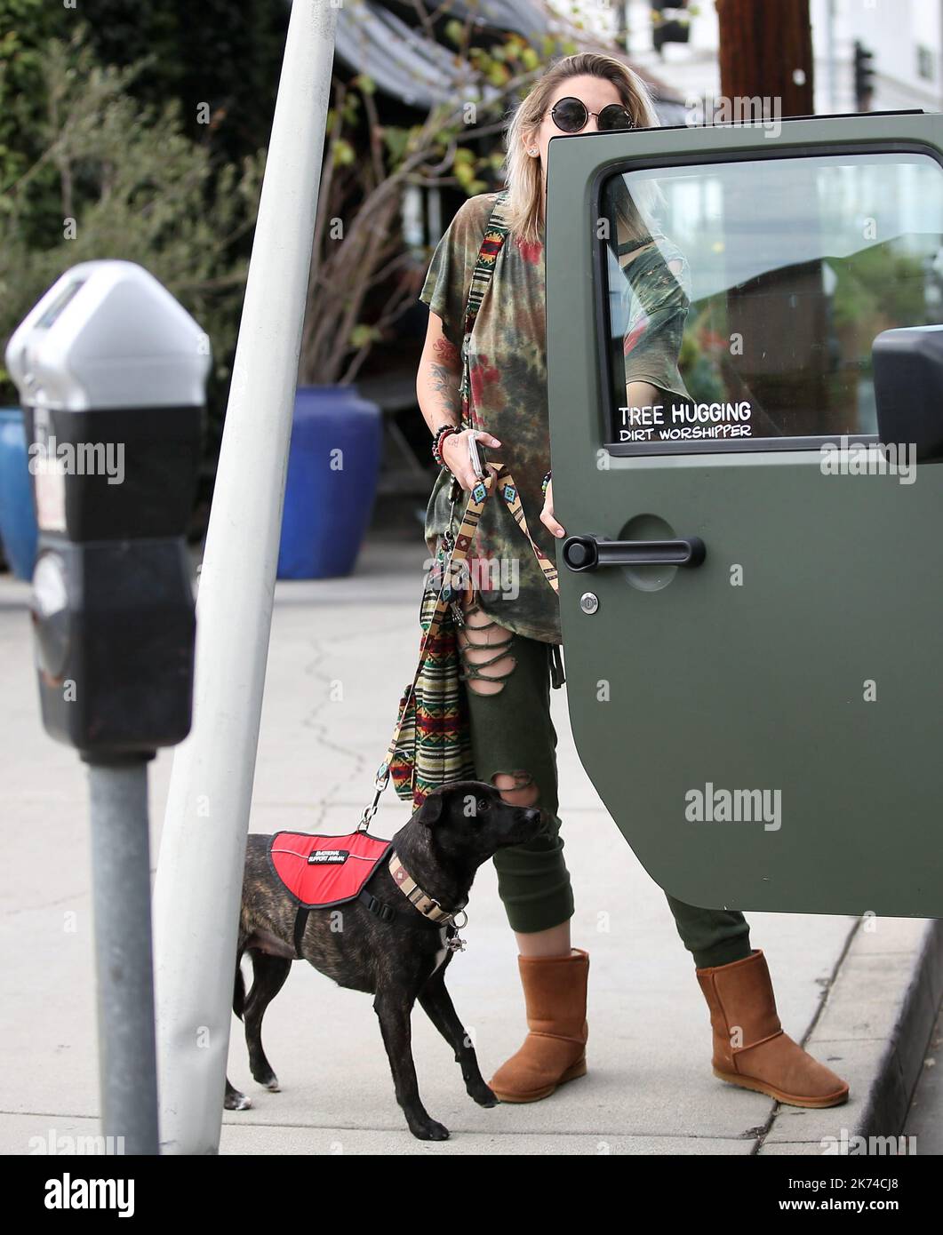 Paris Jackson is seen out and about in Los Angeles, USA Stock Photo - Alamy