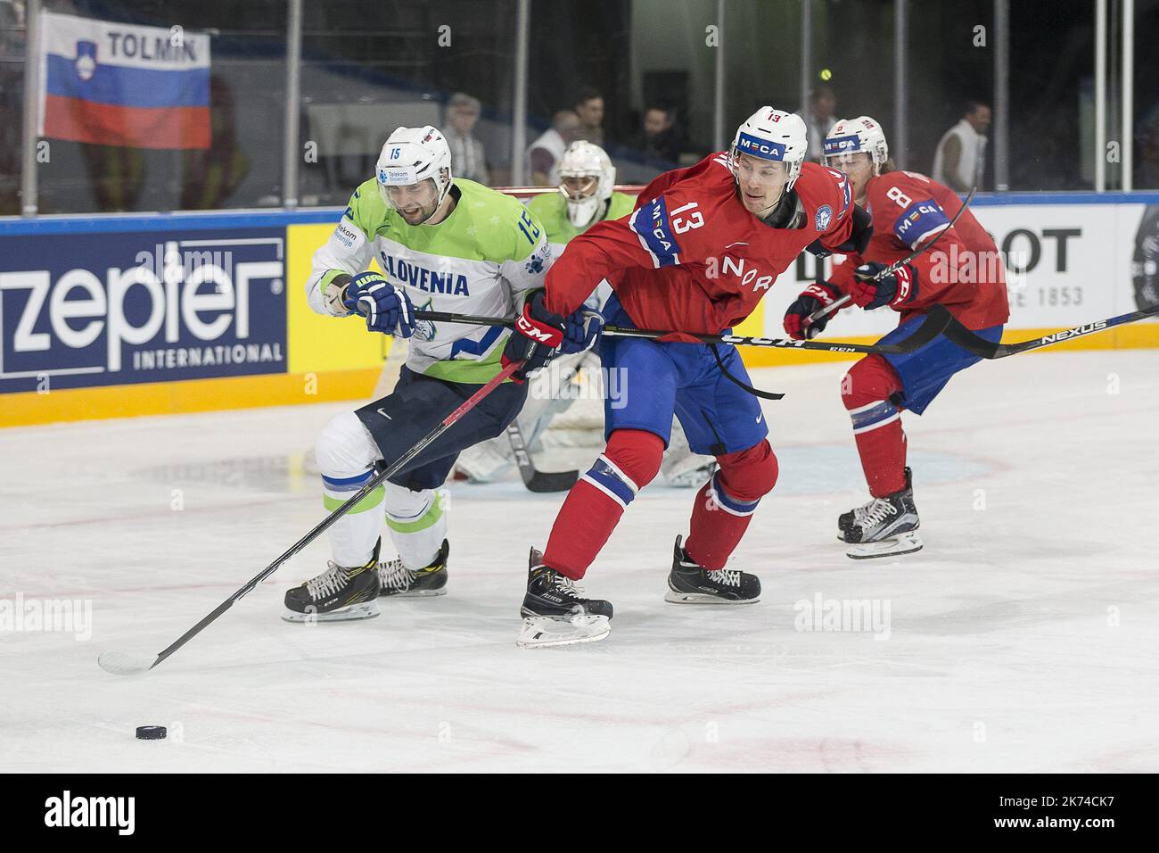 BLAZ GREGORC SONDRE OLDEN - HOCKEY World's championships Slovenia ...