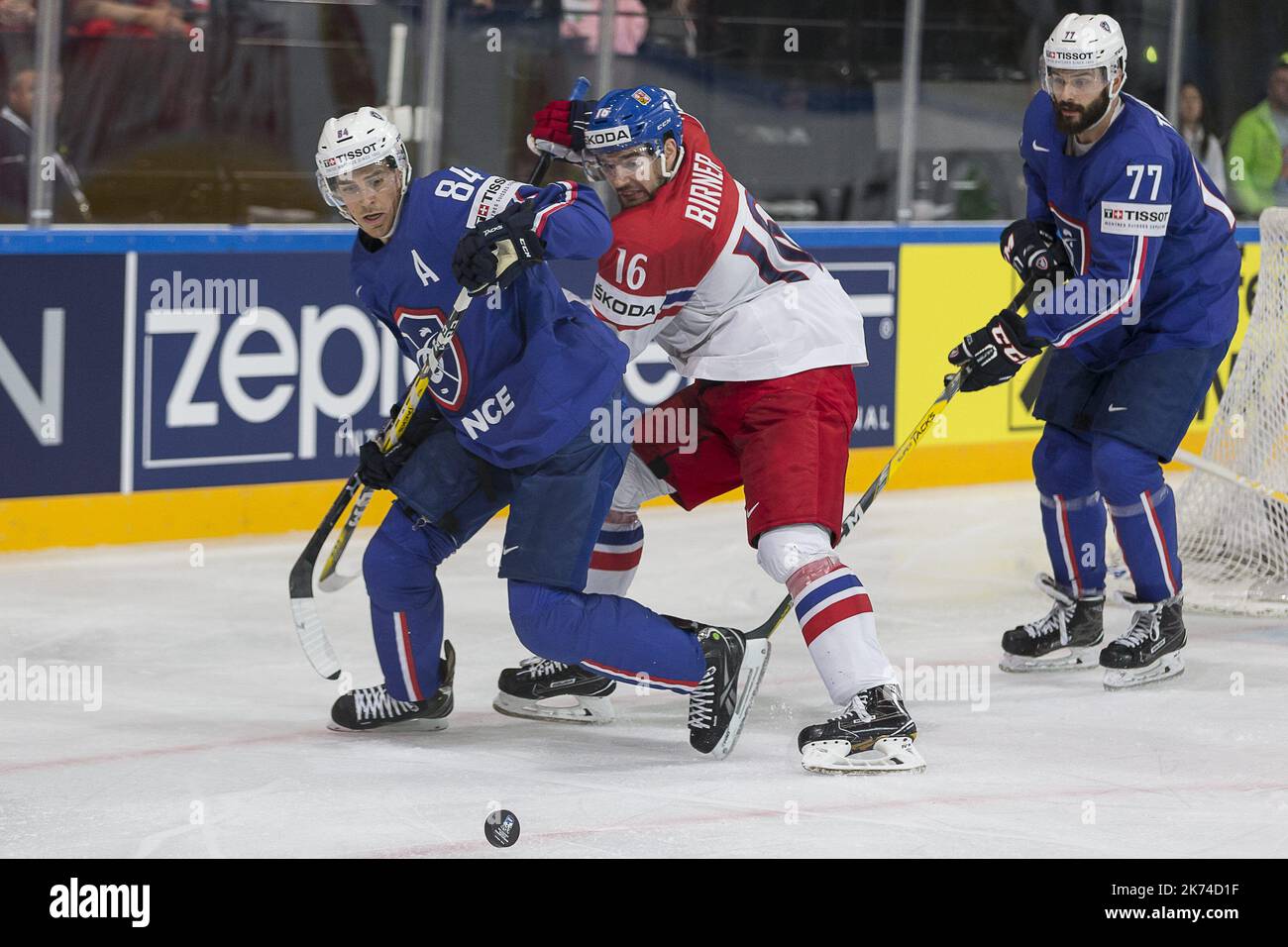 KEVIN HECQUEFEUILLE MICHAL BIRNER SACHA TREILLE Stock Photo - Alamy