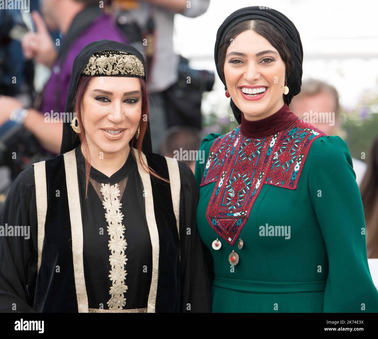 Actress Nasim Adabi and Soudabeh Beizaee attend 'Lerd (Un Homme Integre ...