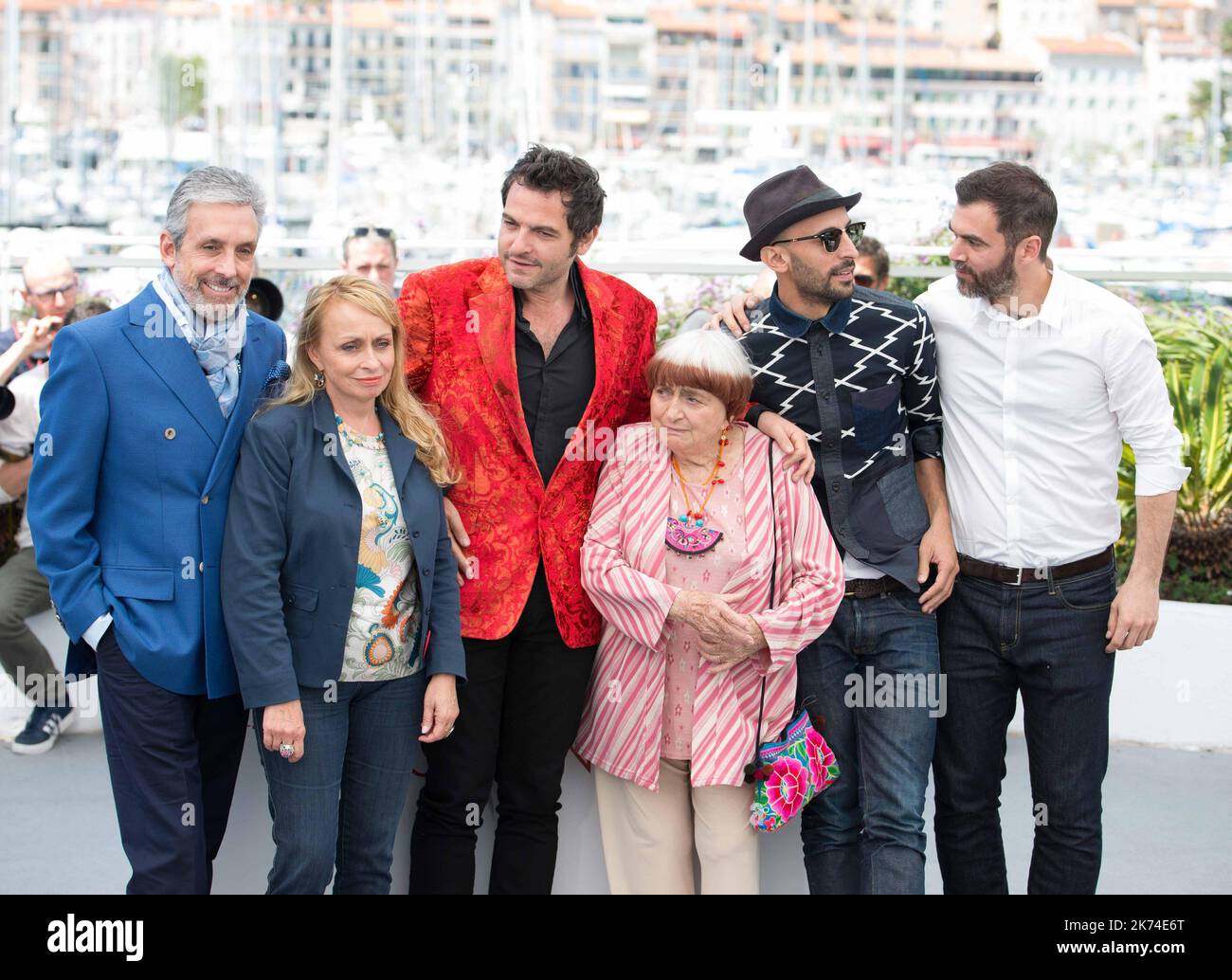 Singer Matthieu Chedid, director Agnes Varda and JR attend the 'Faces ...