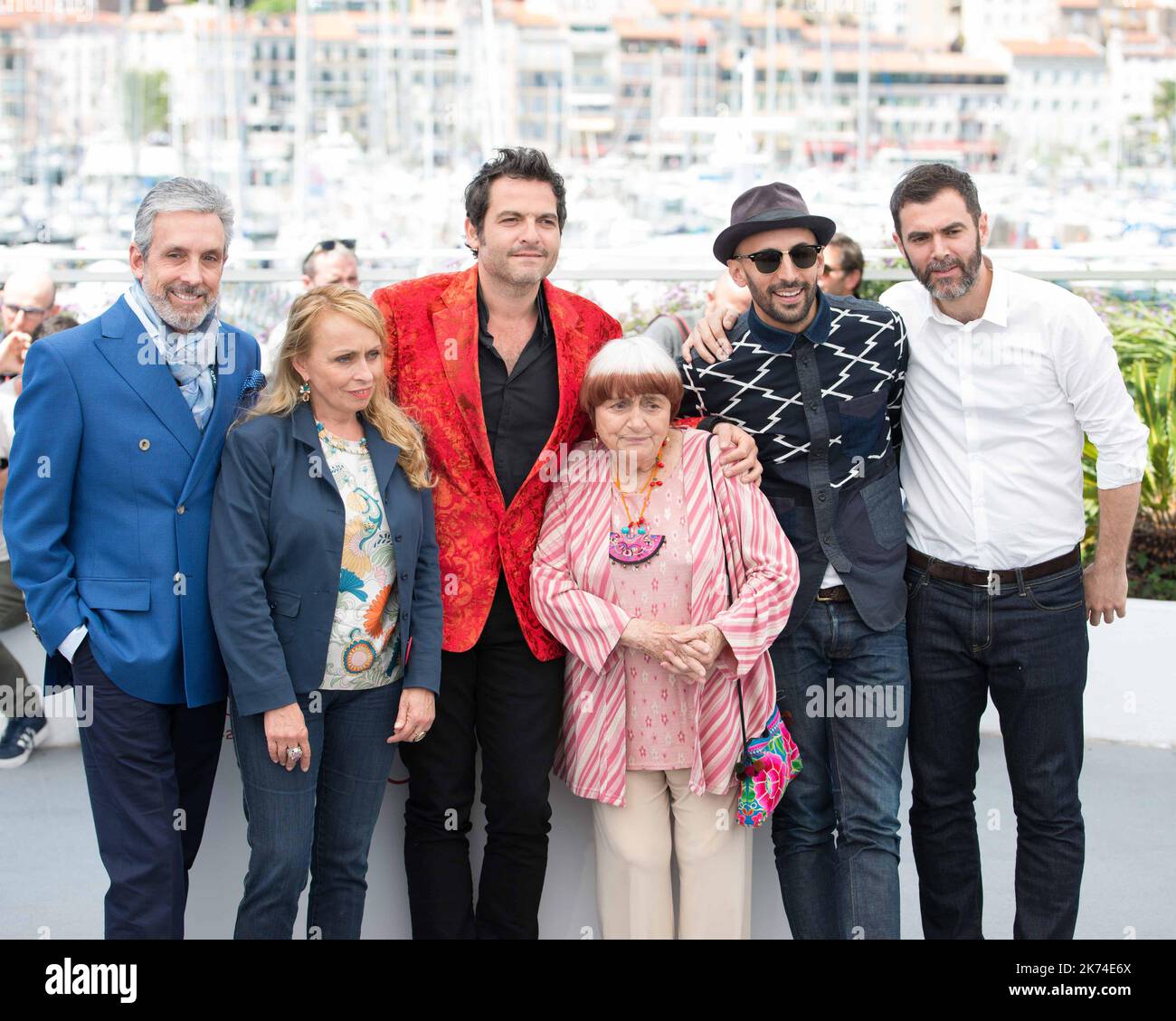 Singer Matthieu Chedid, director Agnes Varda and JR attend the 'Faces ...