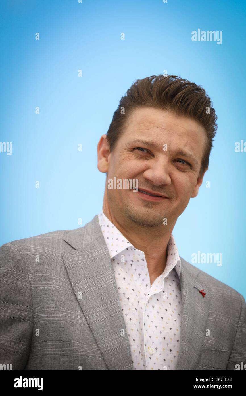 Jeremy RENNER attending the Wind River photocall as part of the 70th ...