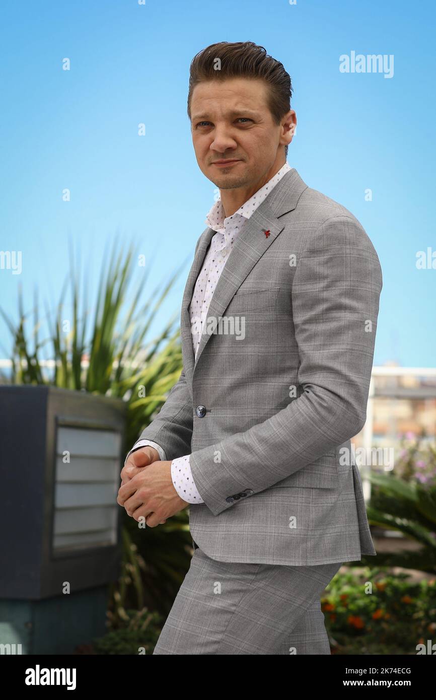 Jeremy RENNER 70th annual Cannes Film Festival in Cannes, France, May ...