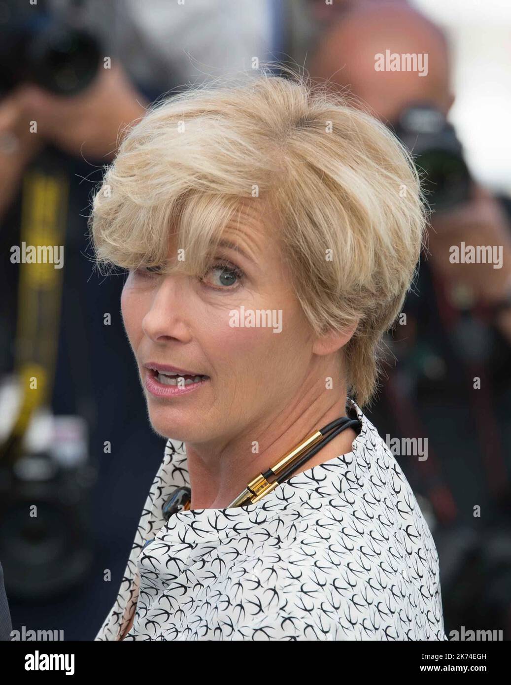 Actress Emma Thompson attends 'The Meyerowitz Stories' photocall during ...