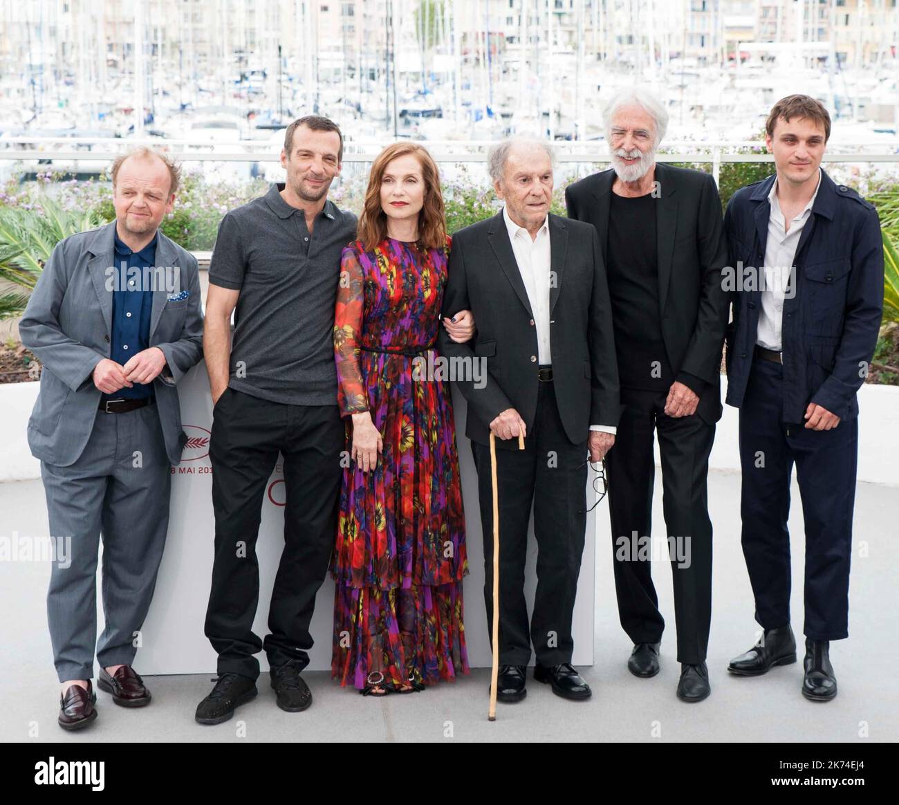 Actor Mathieu Kassovitz, Belgian actress Fantine Harduin, French ...